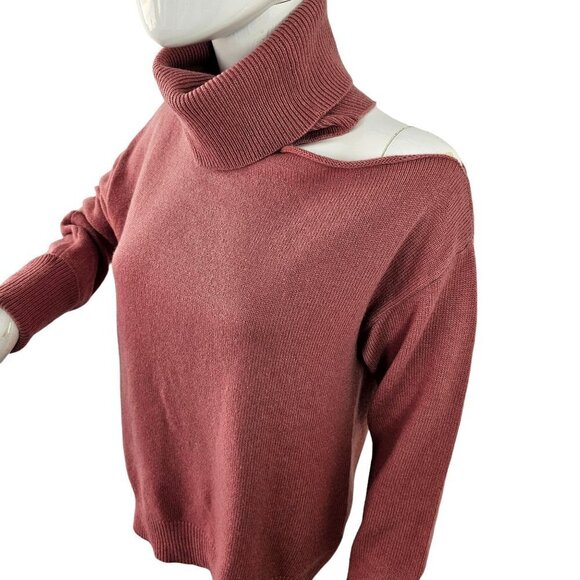 PAIGE | Sweaters | Paige Asymmetrical Off Shoulder Turtle Neck Sweater ...